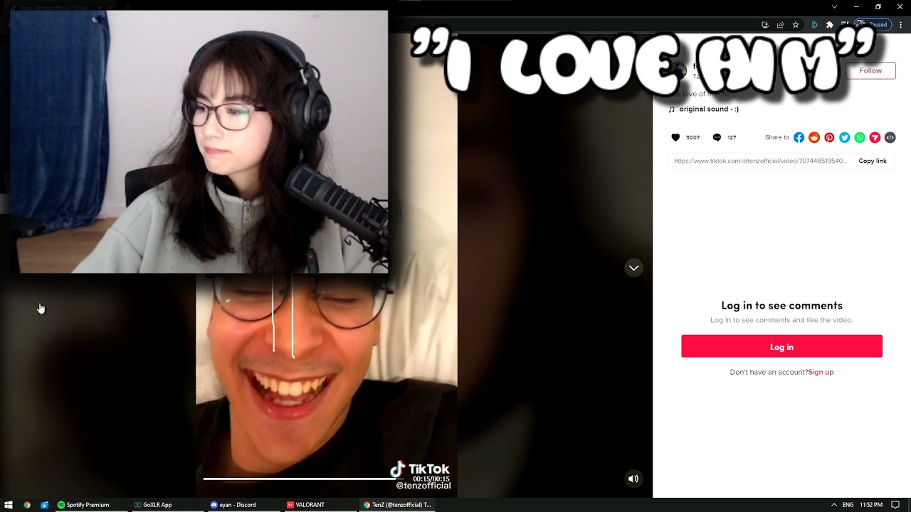 TenZ and Kyedae... CUTEST VALORANT COUPLE! - YouTube