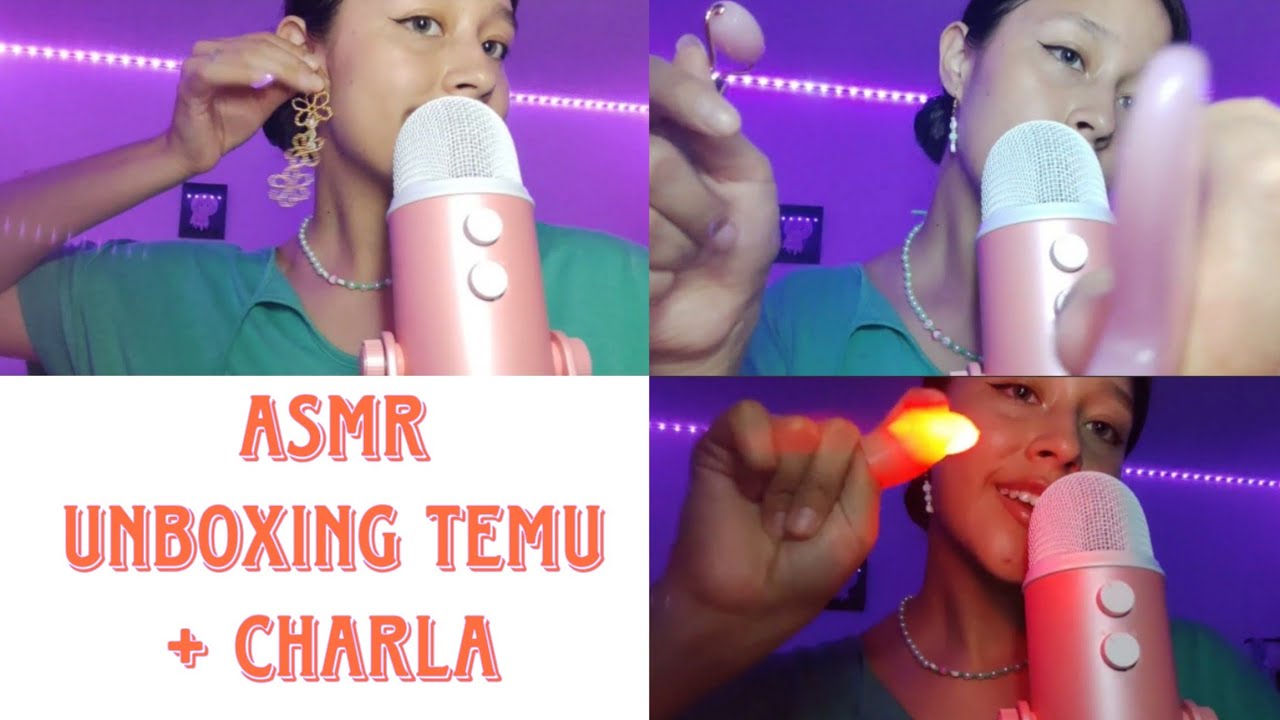 ASMR Unboxing Temu + charla | Haul cositas para el canal + rumbling - YouTube
