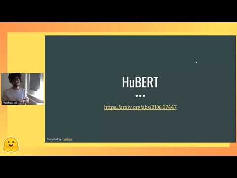 ML4Audio - HuBERT paper discussion - YouTube