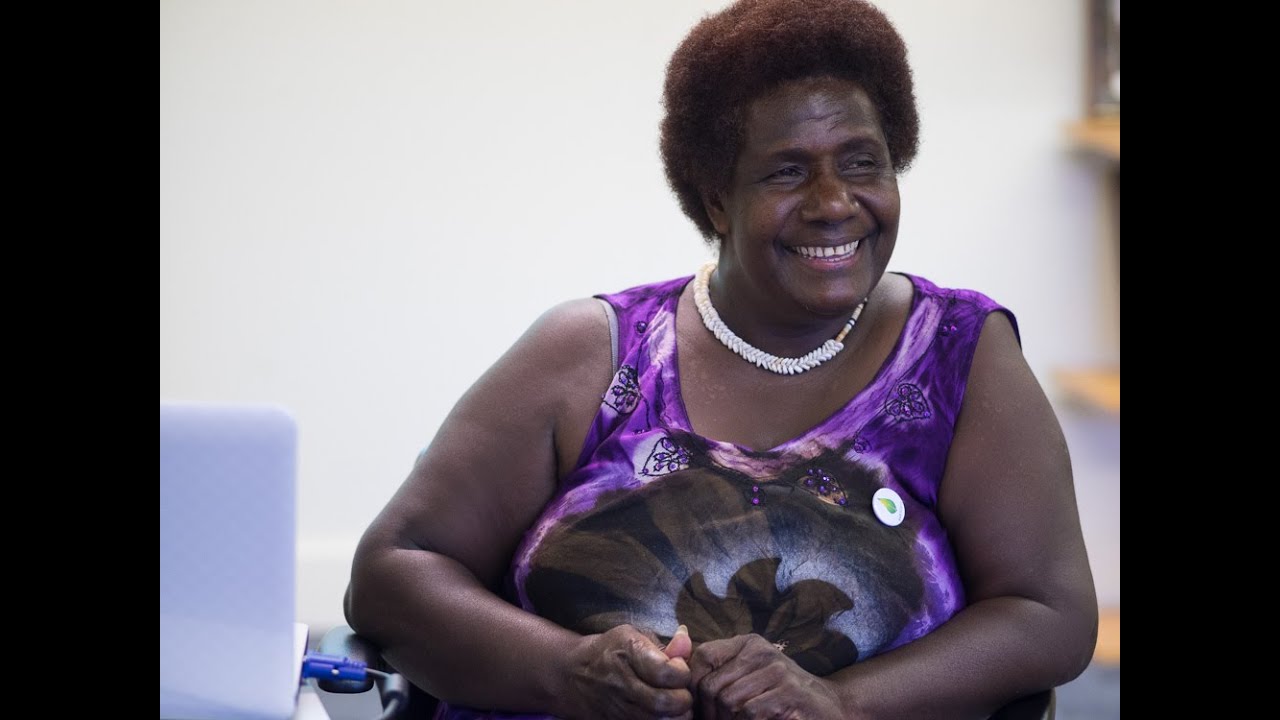 Ursula Rakova speaks about Tulele Peisa and her attendace at COP21 ...