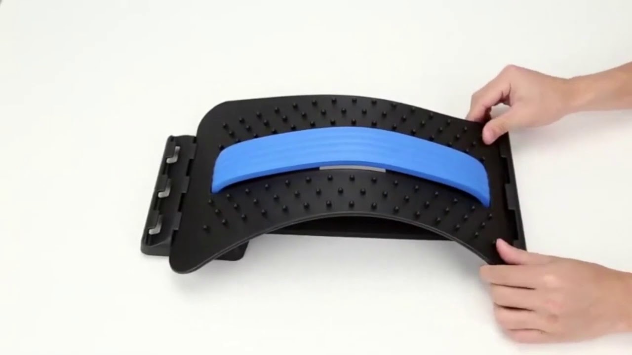 USEFULLFINDS™ Back Stretch Equipment Massager Magic Stretcher - YouTube