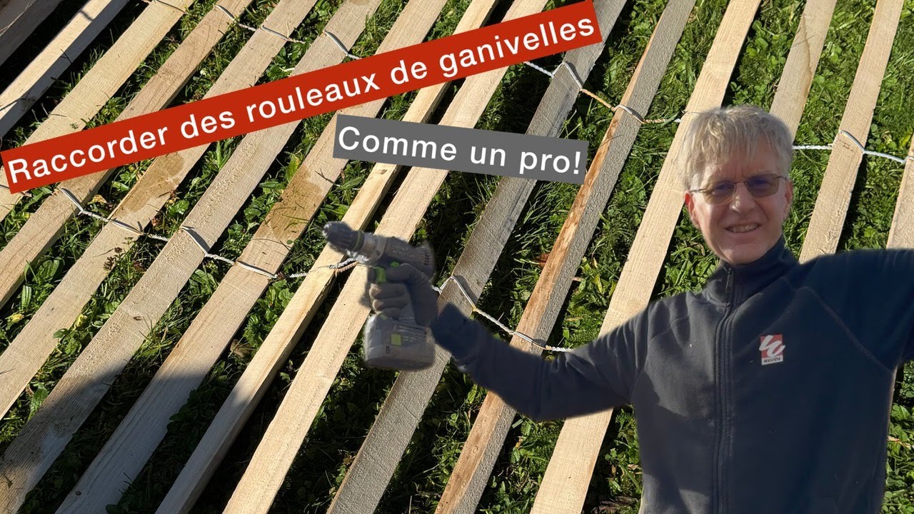 🔧 Astuce Brico : Comment Assembler Deux Rouleaux de Ganivelle Facilement ! 💡 - YouTube