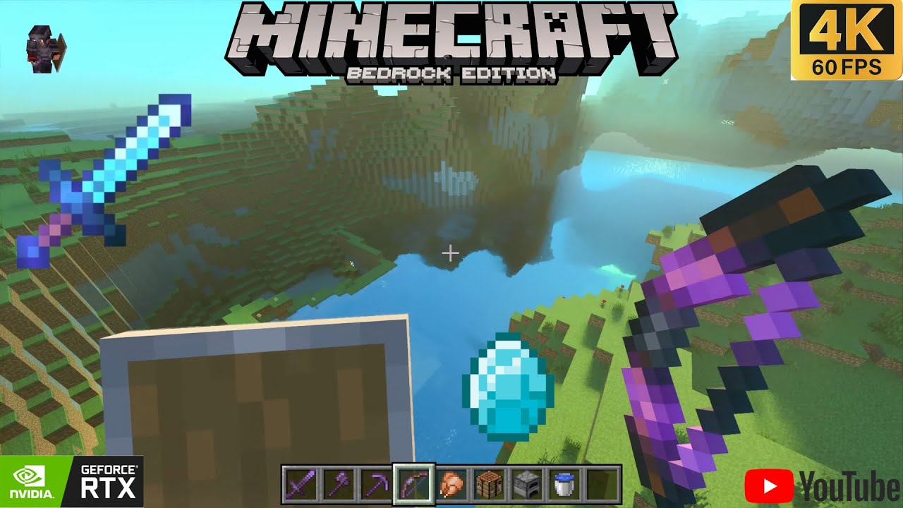 Minecraft Bedrock Edition Ray Tracing (4K60FPS) Full Gameplay - YouTube