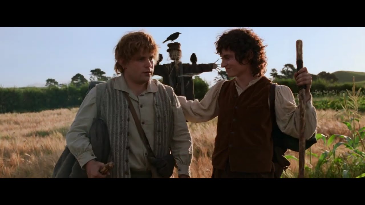 frodo and sam leave the shire - YouTube