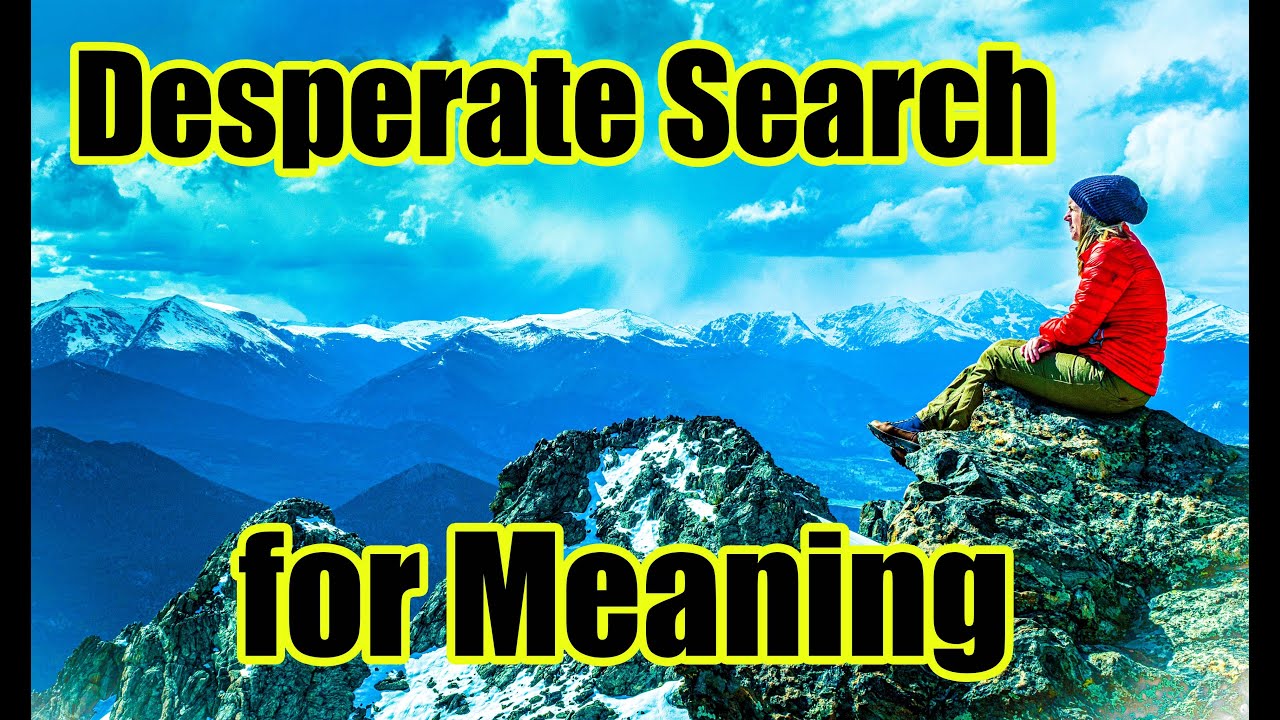 Americans' desperate search for Meaning in life - YouTube