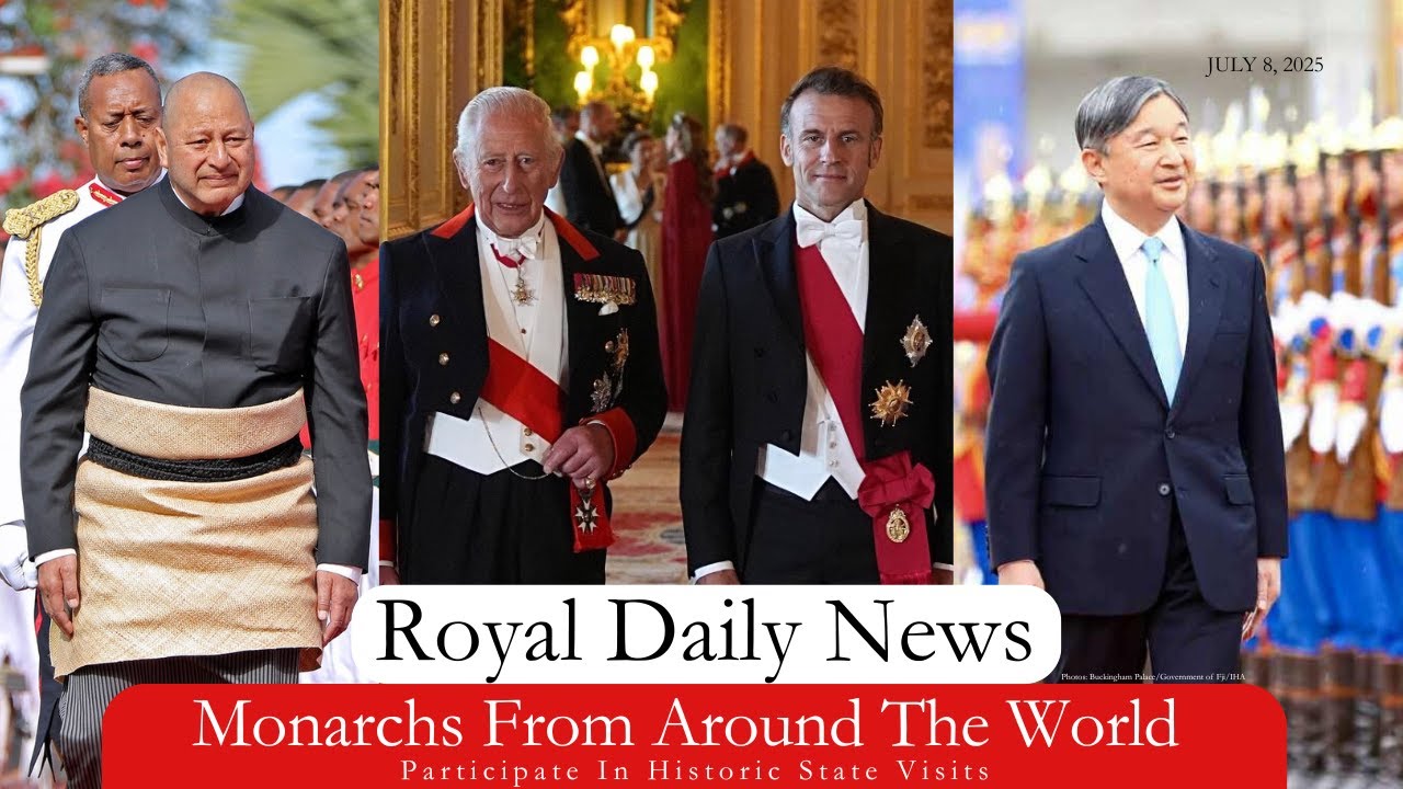 Monarchs From Around The World Participate In Three Historic State ...