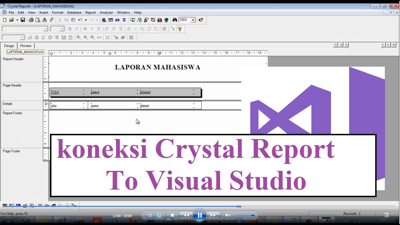Crystal Report In Visual Studio 2017 Tutorial - Riset