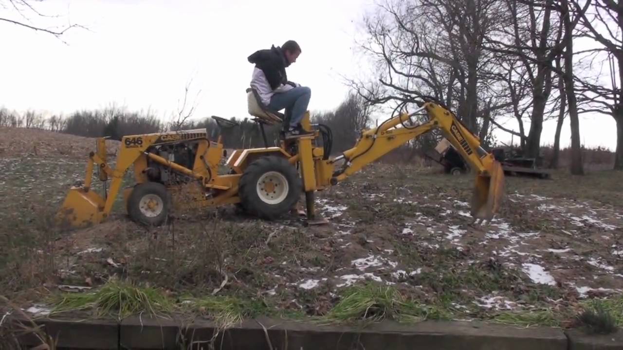Case 646 B Tractor - YouTube