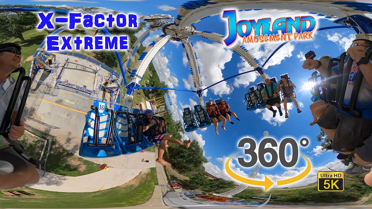 VR 360 5K X-Factor Extreme On Ride POV Joyland Amusement Park Lubbock Texas 2021 07 03 - YouTube