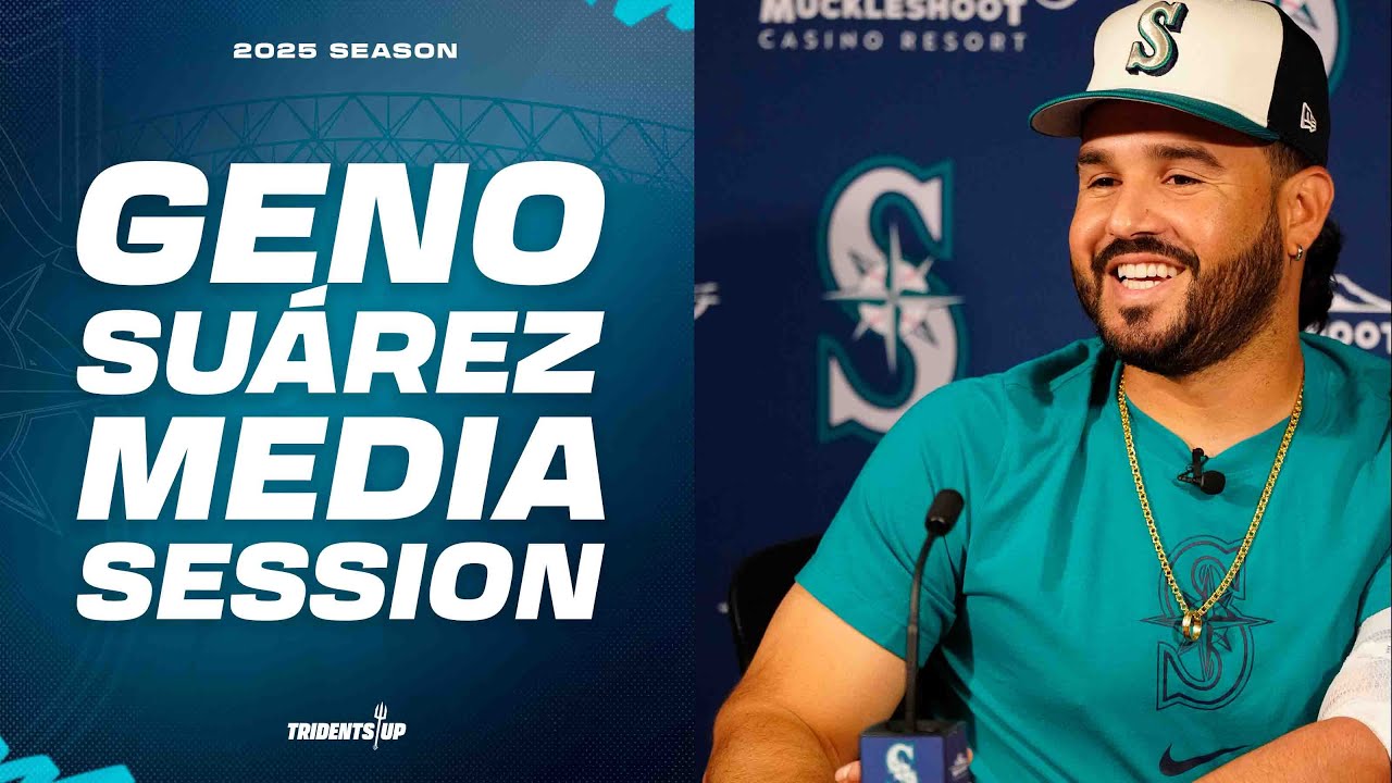 GOOD VIBES: Eugenio Suárez Returns to Seattle, Speaks to Media - YouTube