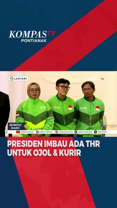 Presiden Prabowo Imbau Aplikator Berikan THR untuk Ojol & Kurir #shorts - YouTube
