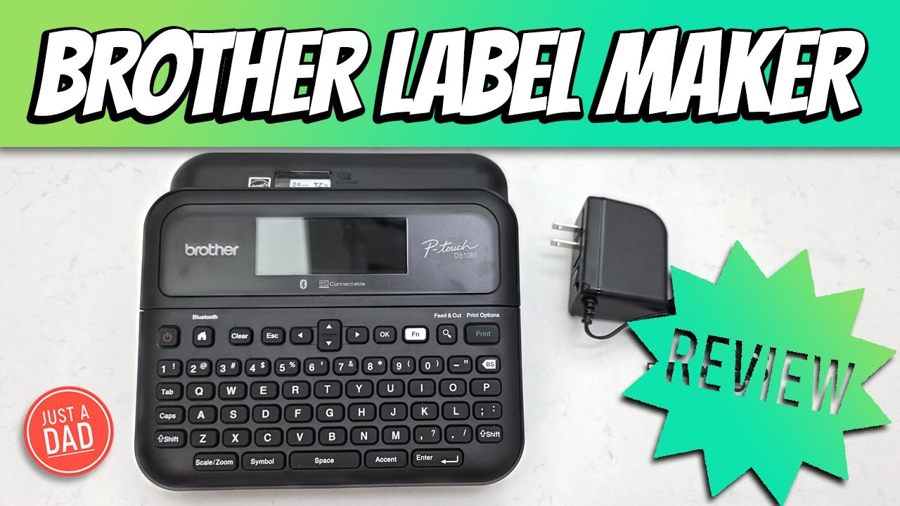 Brother P-touch Label Maker Review - LOVE IT! - YouTube