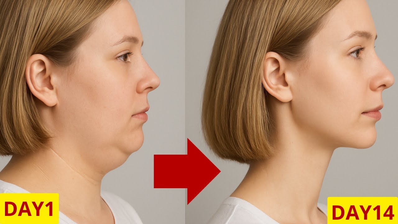 6 Daily Exercises for a Slimming Face and Neck - YouTube