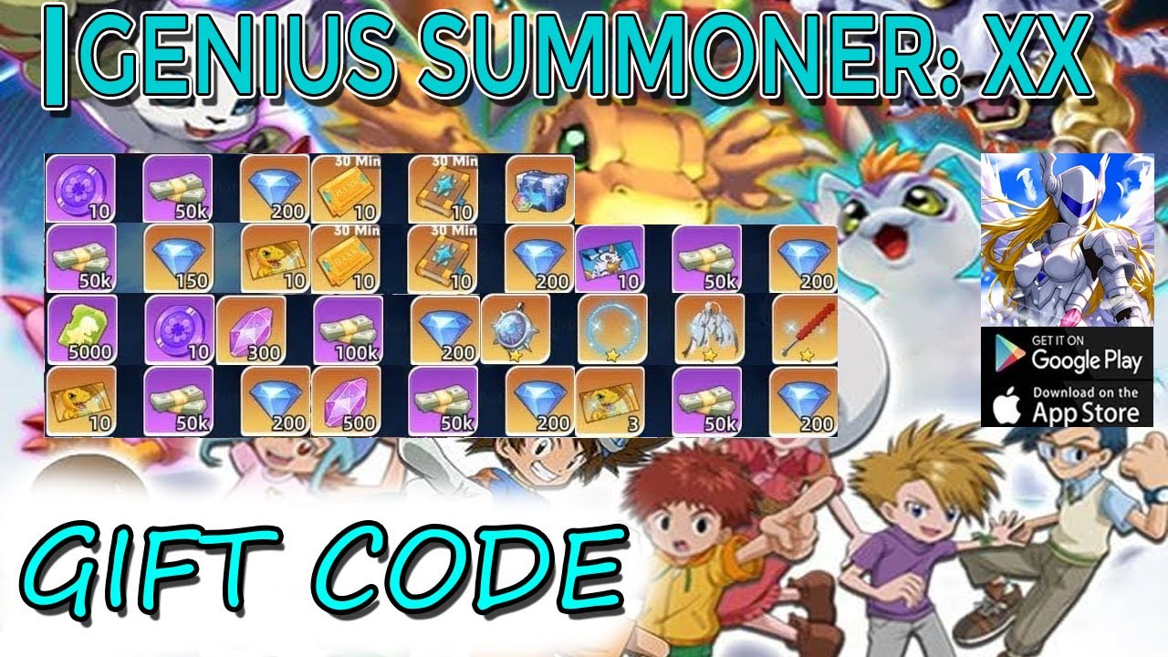Genius Summoner XX & 11 Giftcodes - Genius Summoner XX All Redeem Codes | Genius Summoner XX 11 ...