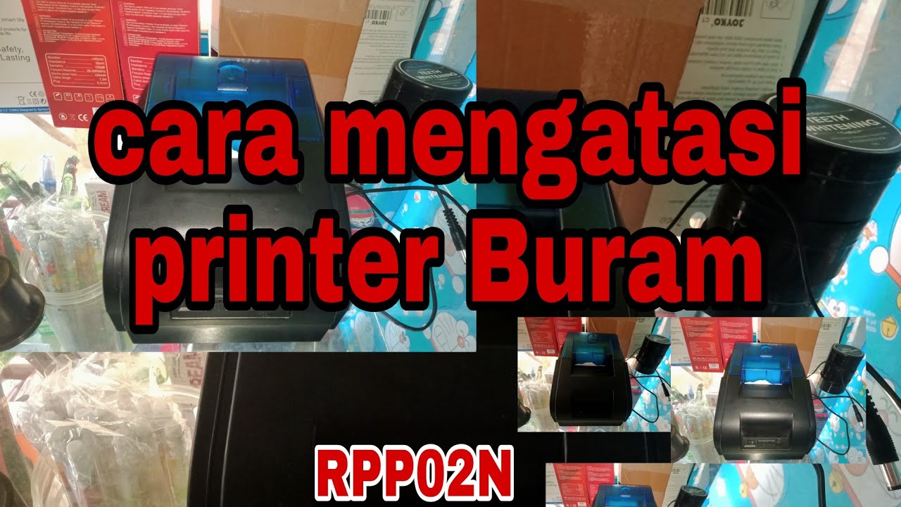 hasil printer mini bluetooth tetap jelas seperti baru lagi RPP02N - YouTube