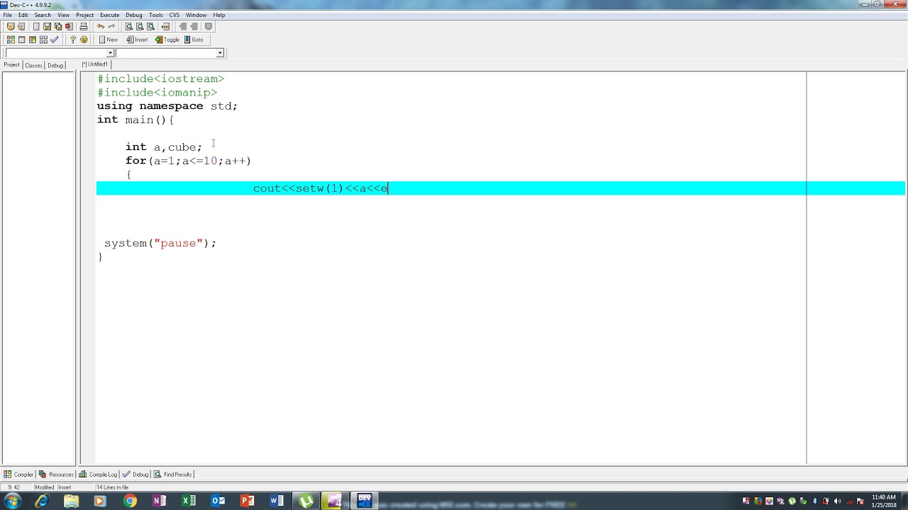 Program Which Prints Cube Of Numbers 1 To 10 In Dev C Using For Loop program-which-prints-cube-of-numbers-1-to-10-in-dev-c-using-for-loop