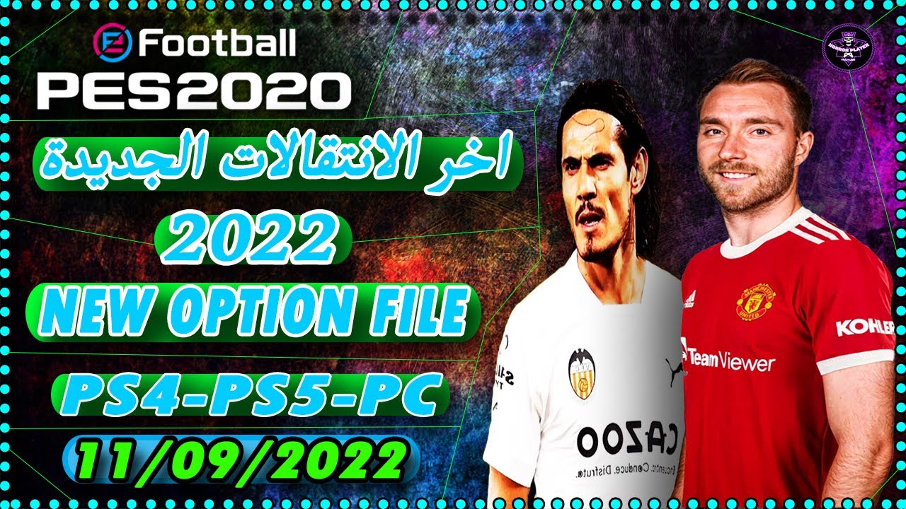 New Option File PS4-PS5-PC Septembre 2022 Pes 2020 - YouTube