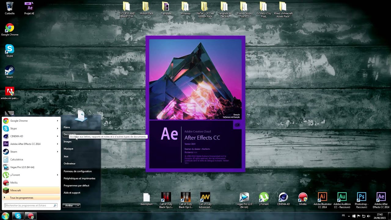 TUTO [how to import .AEC file in after effect] - YouTube