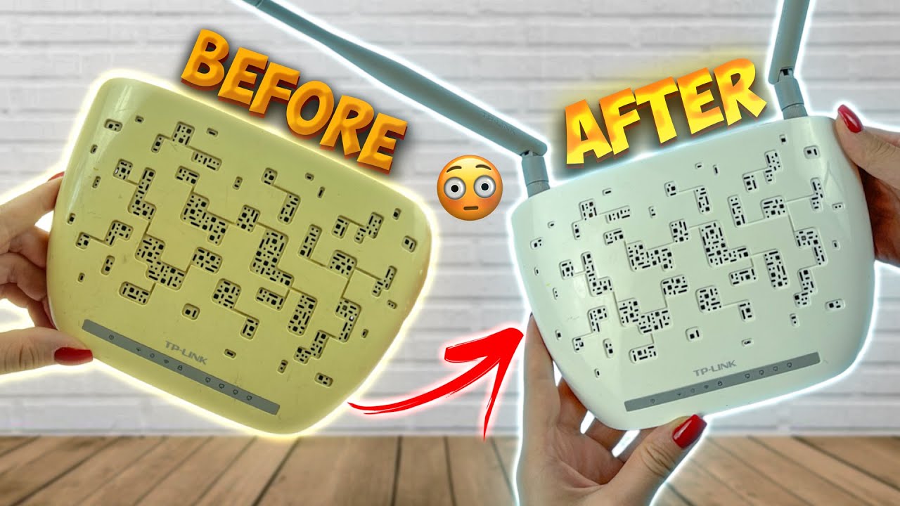 How to Clean a Yellow Modem (ASMR) - YouTube