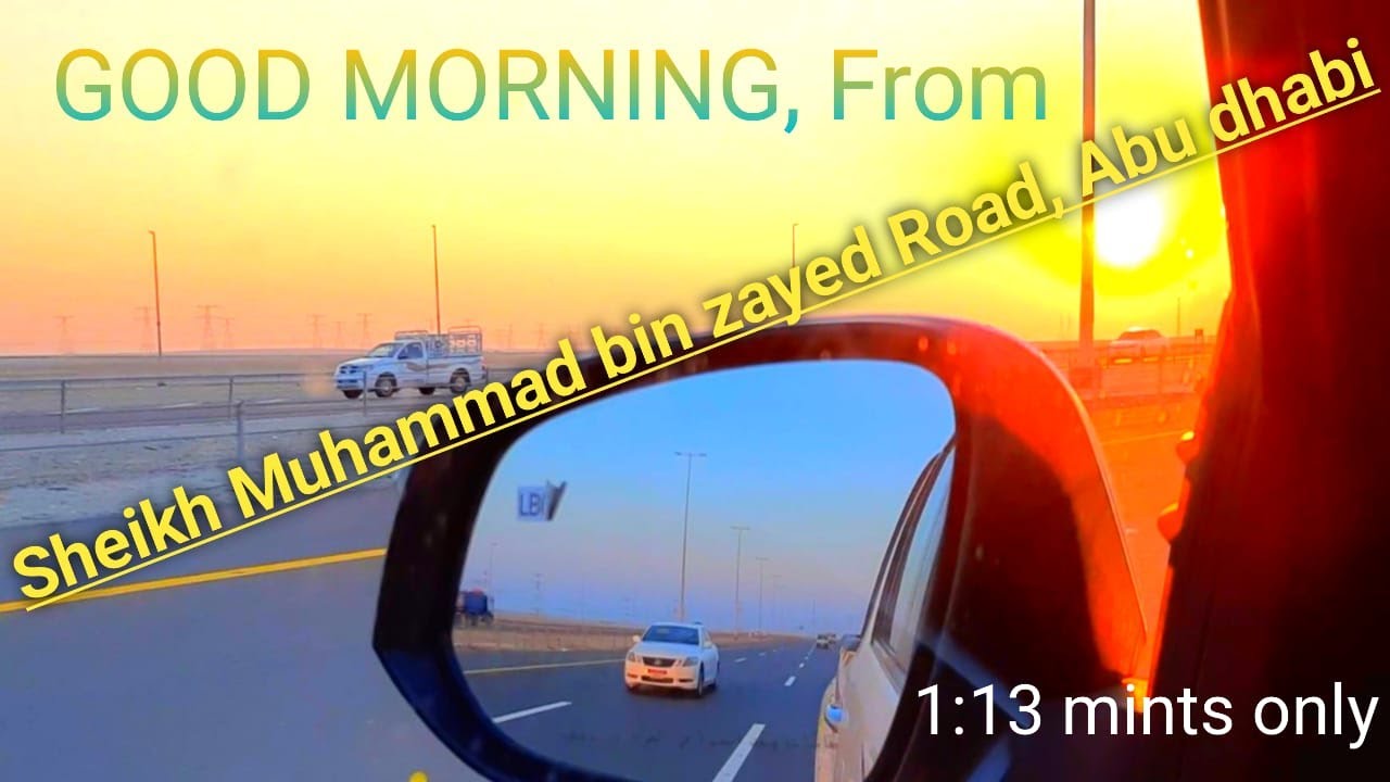 Abu Dhabi k Road kitne piyary hen | Hamza Mohsin Warraich | Duabi Vlogs ...