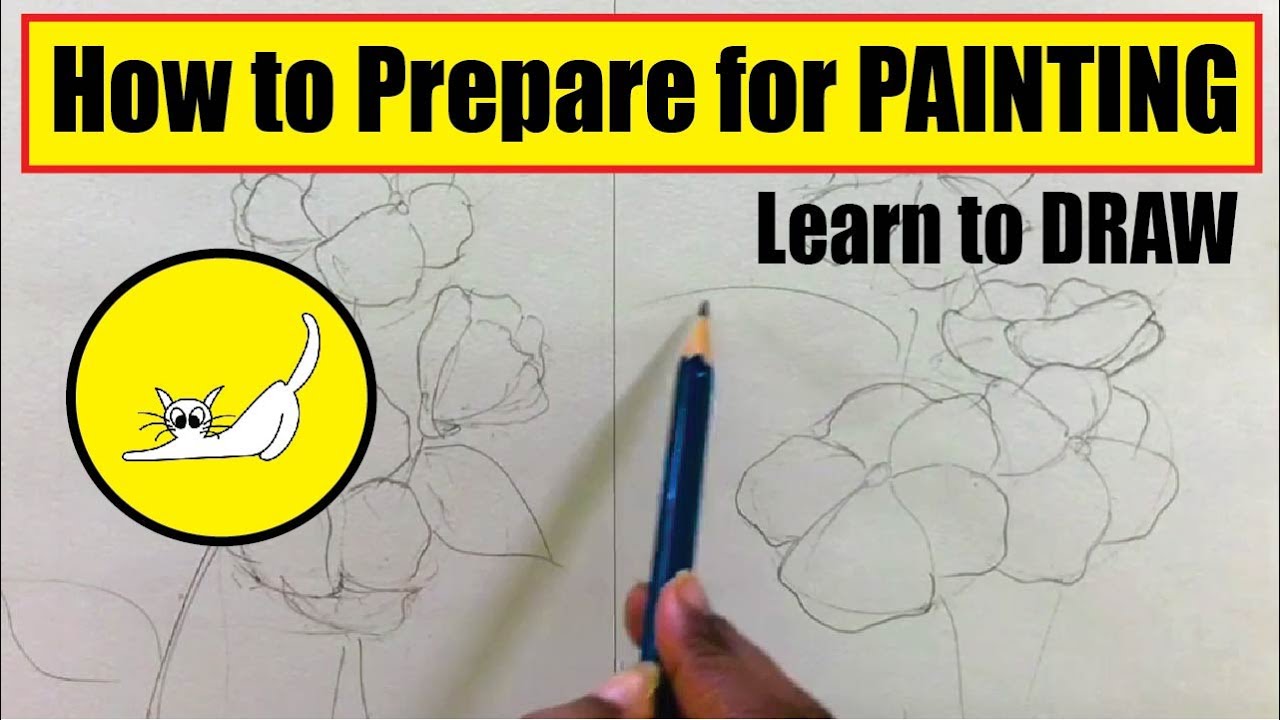 How to Prepare for Painting || Learn to DRAW - YouTube