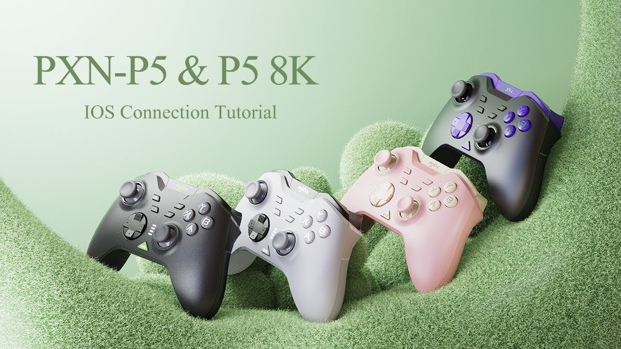 PXN P5 & P5 8K Gaming Controller & IOS Connection Tutorial. #pxn #pxnp5 ...