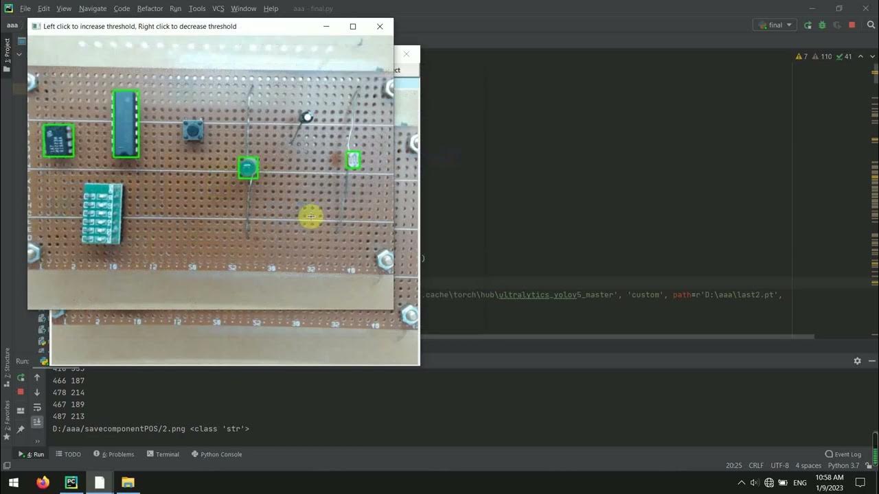 Inspecting Missing Components of a PCB using YOLOv5 and OpenCV - YouTube