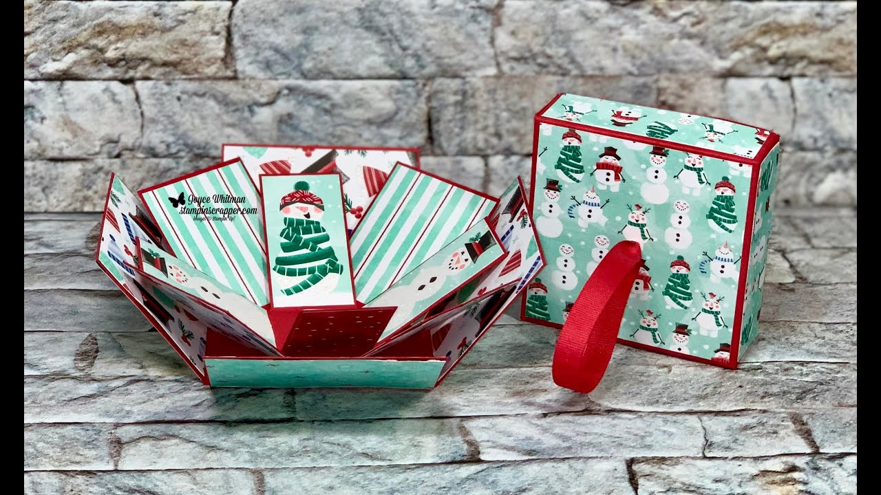 Merry Christmas Monday 2019 Week #5 - Explosion Box - YouTube