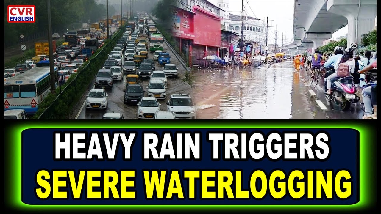 Heavy Rainfall Causes Severe Waterlogging & Traffic Jams In Patna | CVR ...
