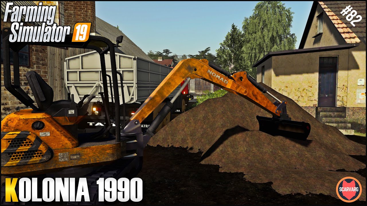 PUBLIC WORKS, EXCAVATING DIRT, BUILDING DRIVEWAY ROAD⭐ Kolonia 1990 #82 ...
