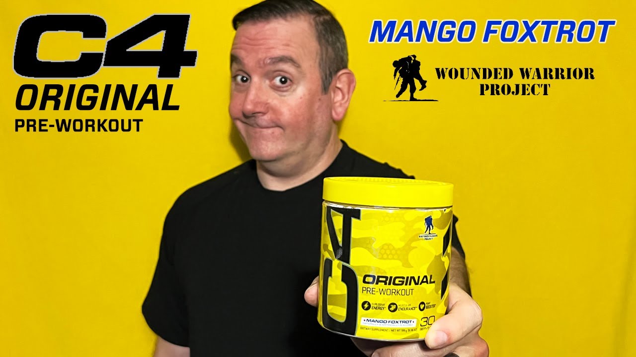 C4 Original Preworkout Mango Foxtrot Review; Collab with Wounded ...