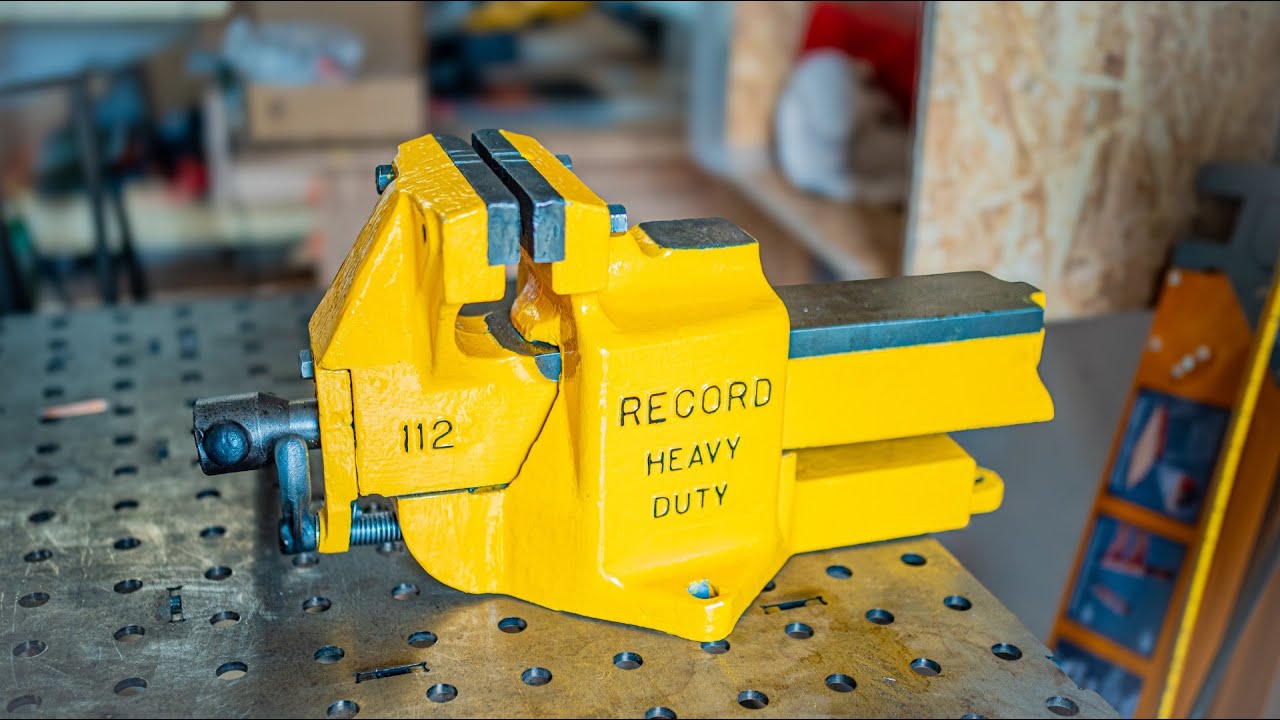 Dropped and Cracked! Record 112 Heavy Duty Vice Restore - YouTube