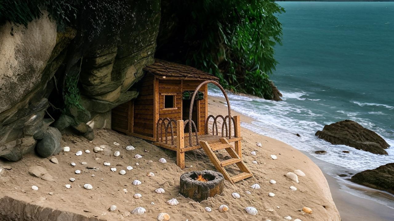 The Ultra-Unique House Under a Rock in the Deep Forest - Secrets of ...