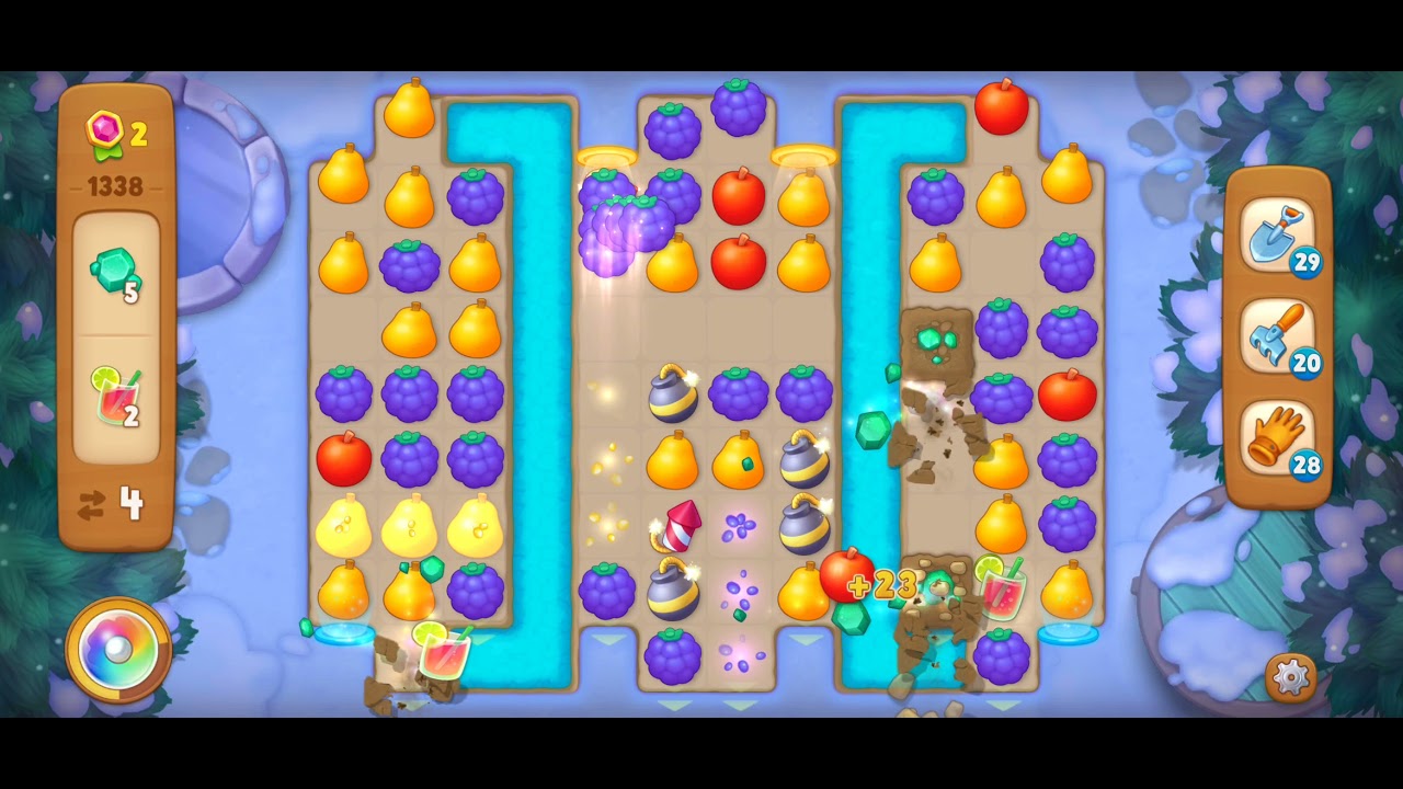 Gardenscapes level 1338 HD - YouTube