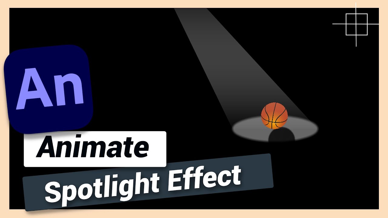 Spotlight or God Ray Animation | Adobe Animate CC Tutorial - YouTube