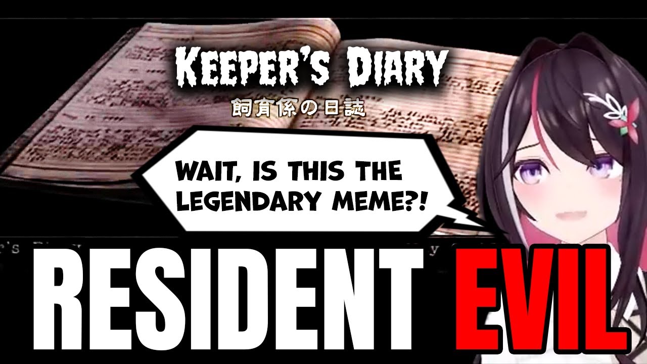 【hololiveclip】Azki Reacts to the Keeper’s Diary (Itchy Tasty Meme ...