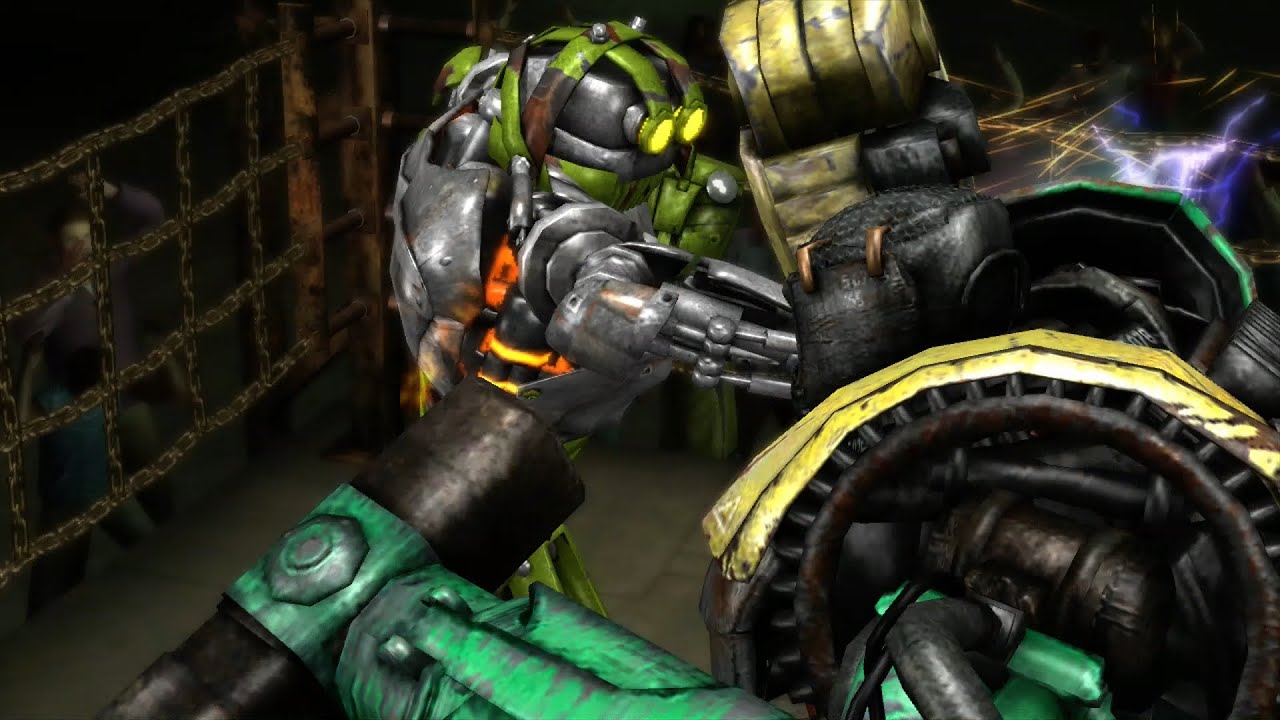 REAL STEEL THE VIDEO GAME [XBOX360/PS3] - SCRAPBOT vs METRO - YouTube