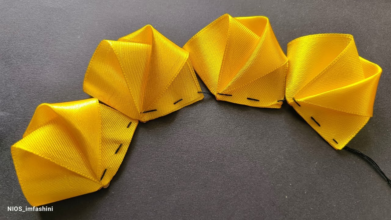 DIY Amazing Ribbon Art Quick And easy 5 minutes Craft - YouTube