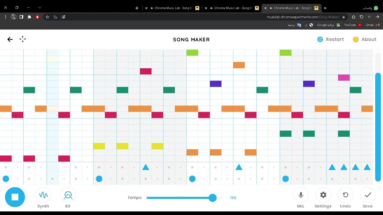 ‪Chrome Music Lab Song Maker song 2 - YouTube