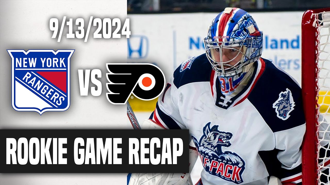 Ranger Fan Reaction Rookie Game┃NYR-4 PHI-3! DYLAN GARAND LEADS THE ...