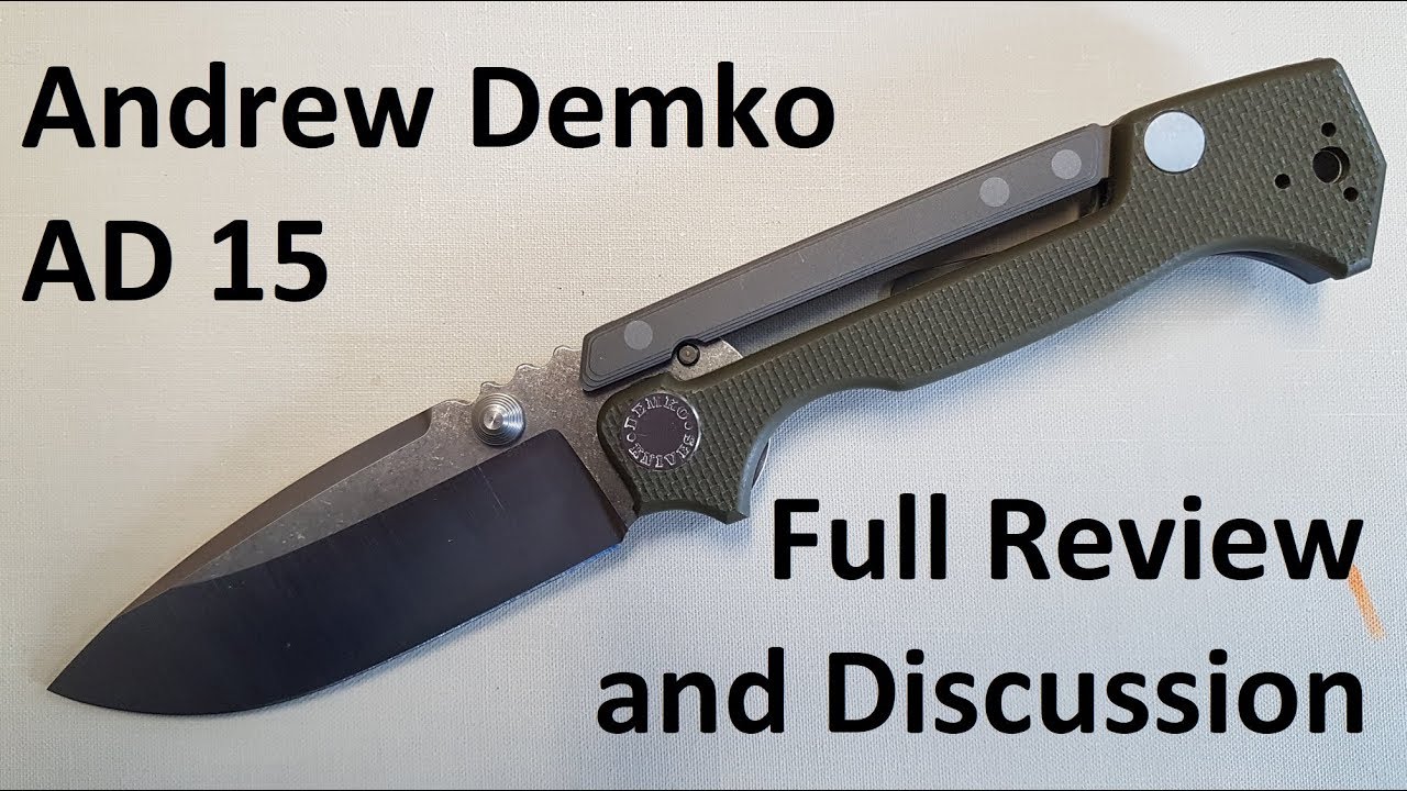 Andrew Demko AD15 Full Review and Discussion - YouTube