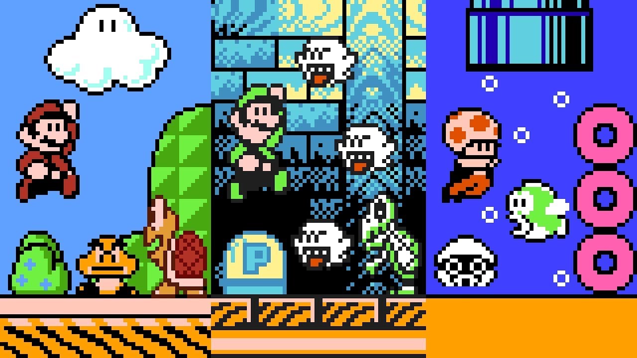 Super Mario Bros. 3Mix (NES) - SMB3 Rom Hack. ᴴᴰ - YouTube