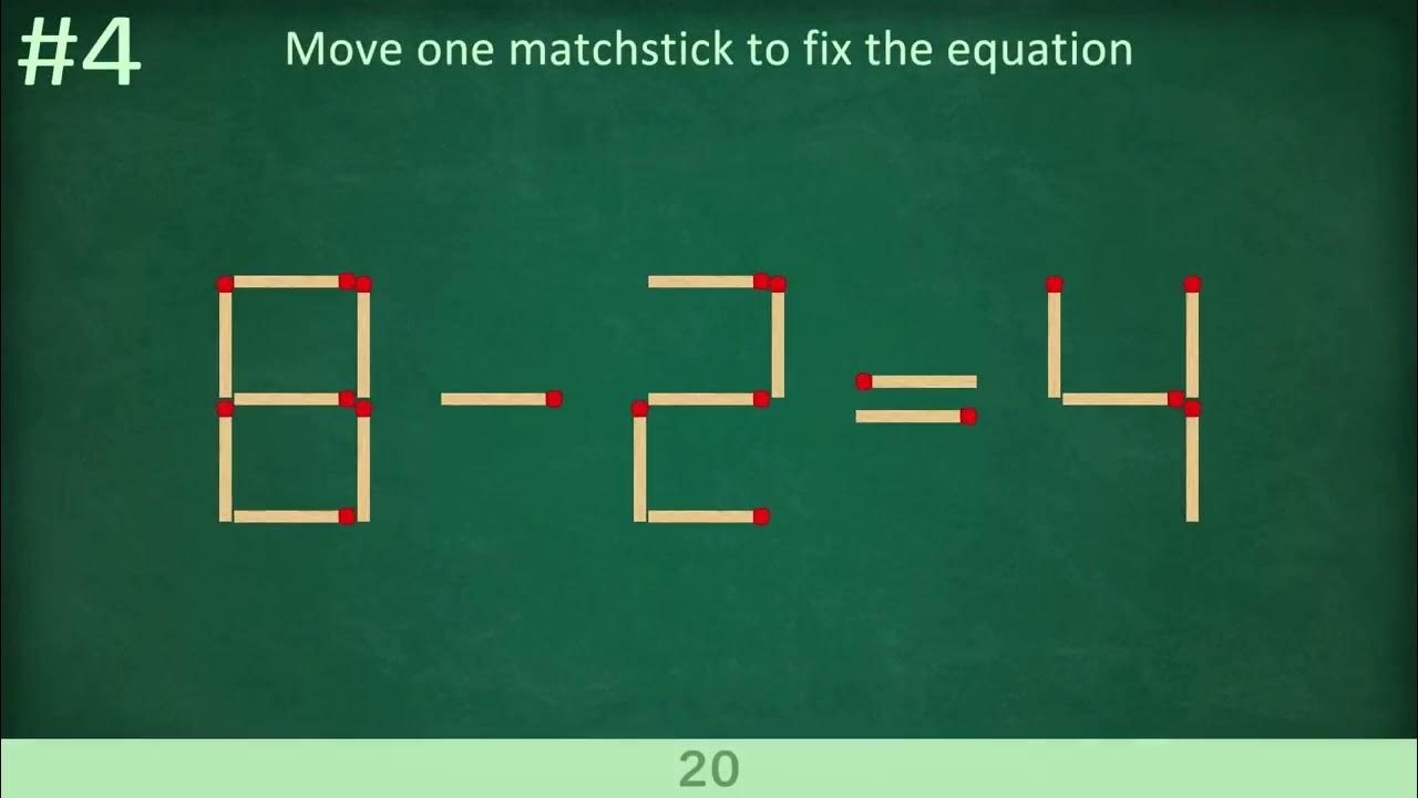Are You Smart Enough To Solve The Matchstick Math Puzzle Challenge ...