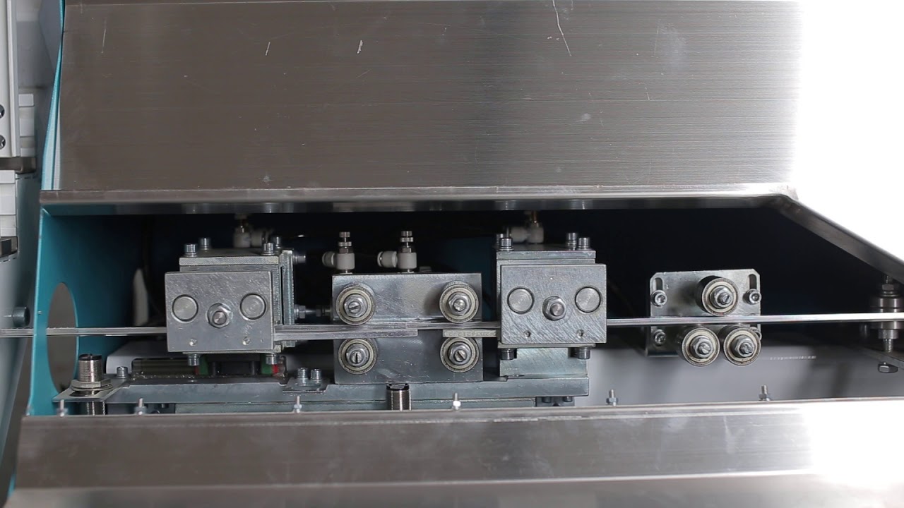 Aluminum spacer bending machine - YouTube