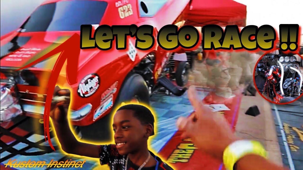 Famous racers showed up to run funny cars. - YouTube