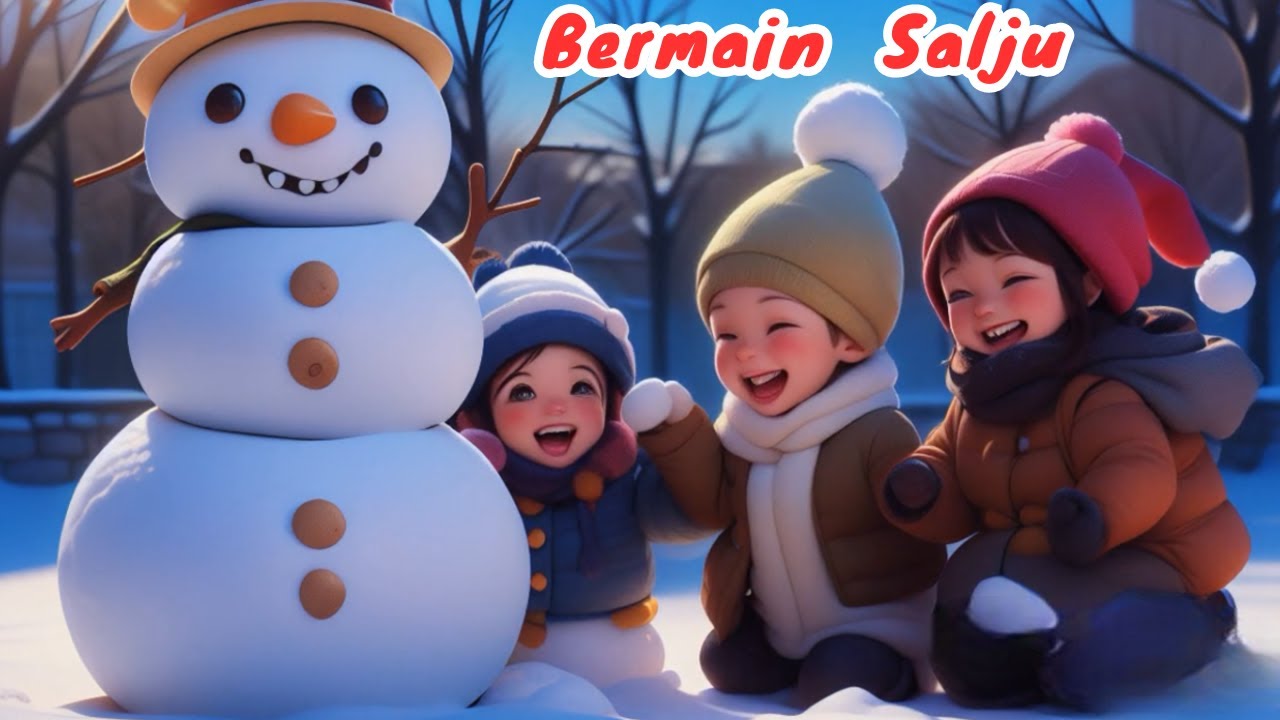 BERMAIN SALJU ANIMASI KARTUN ANAK - YouTube