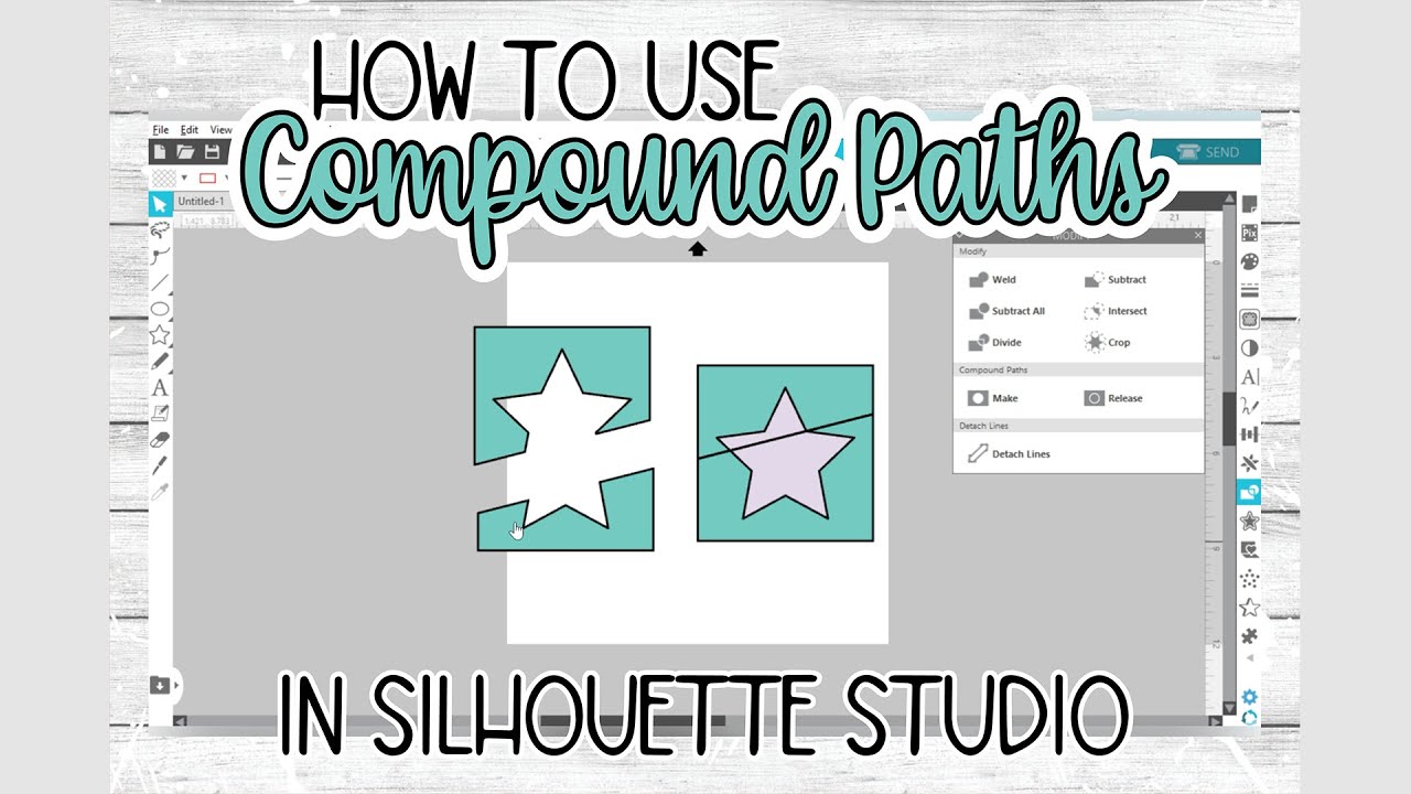 How To Use Compound Paths In Silhouette Studio YouTube how-to-use-compound-paths-in-silhouette-studio-youtube