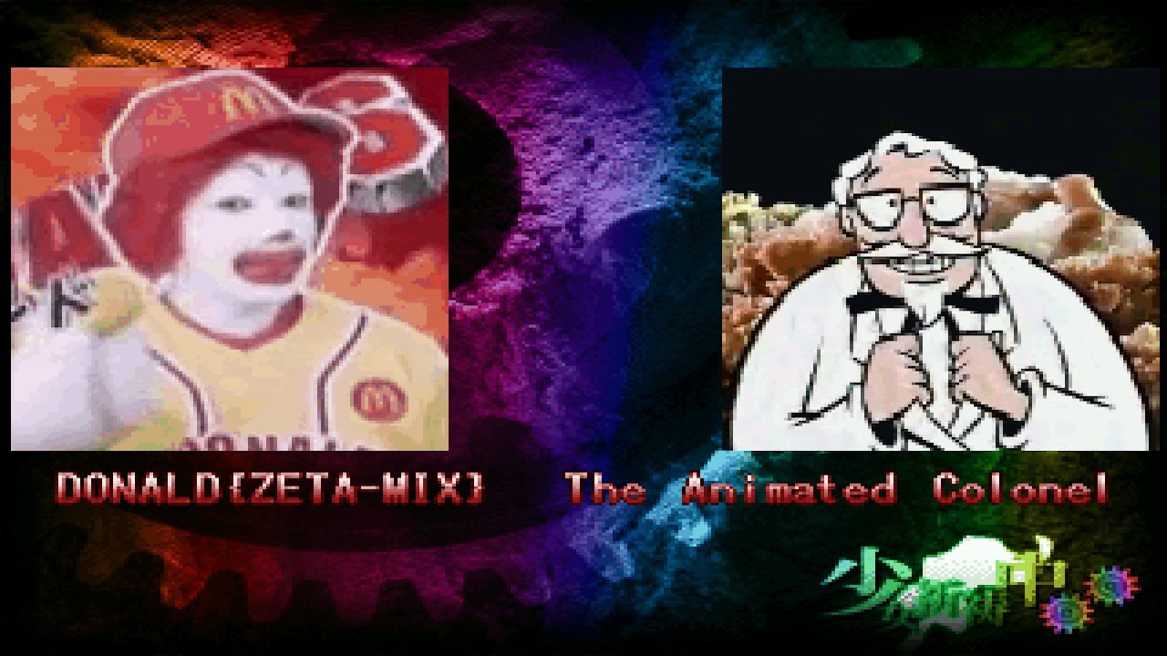 [MUGEN] Team Donald(ZETA-MIX) VS Team The Animated Colonel - YouTube