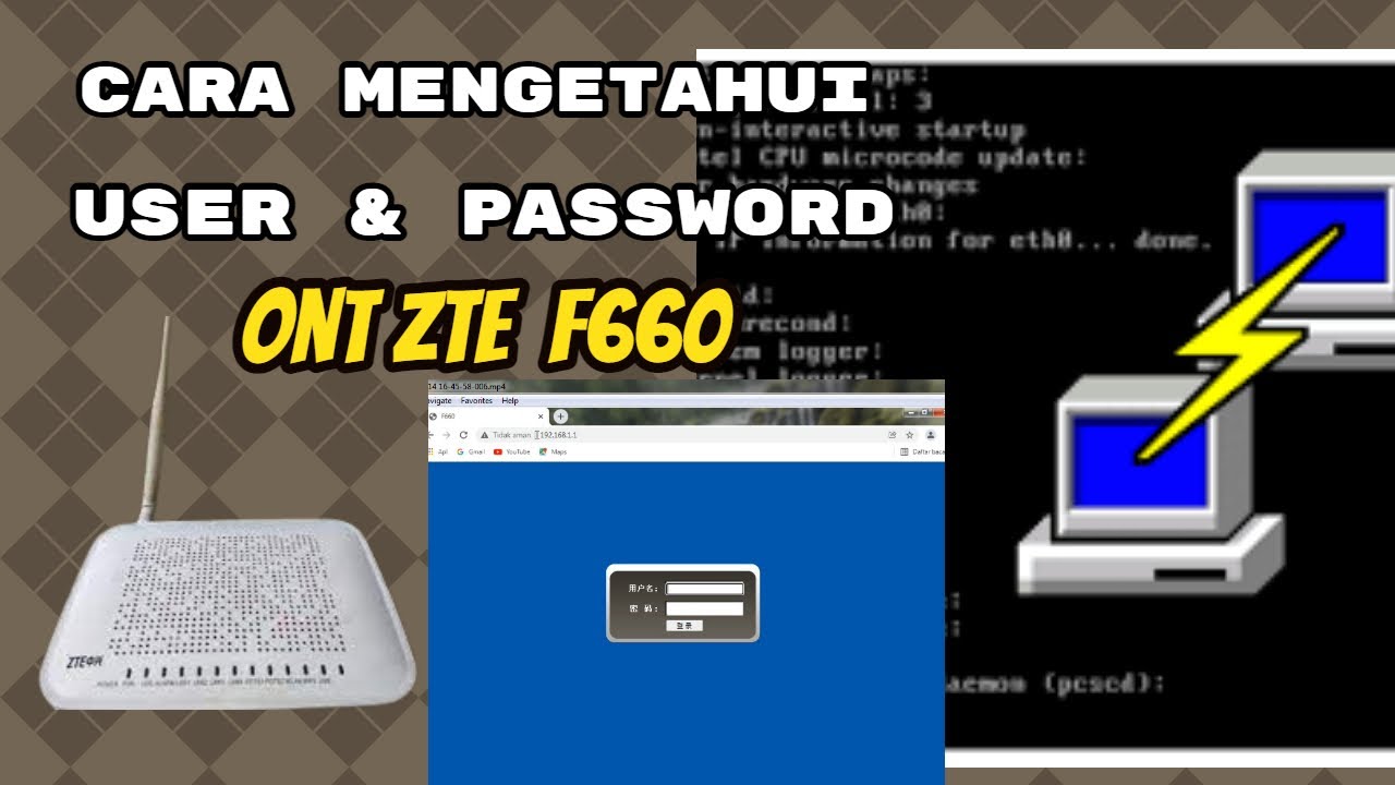 Cara Mengetahui user dan password ZTE ZXA10 F660 dengan mudah untuk ...