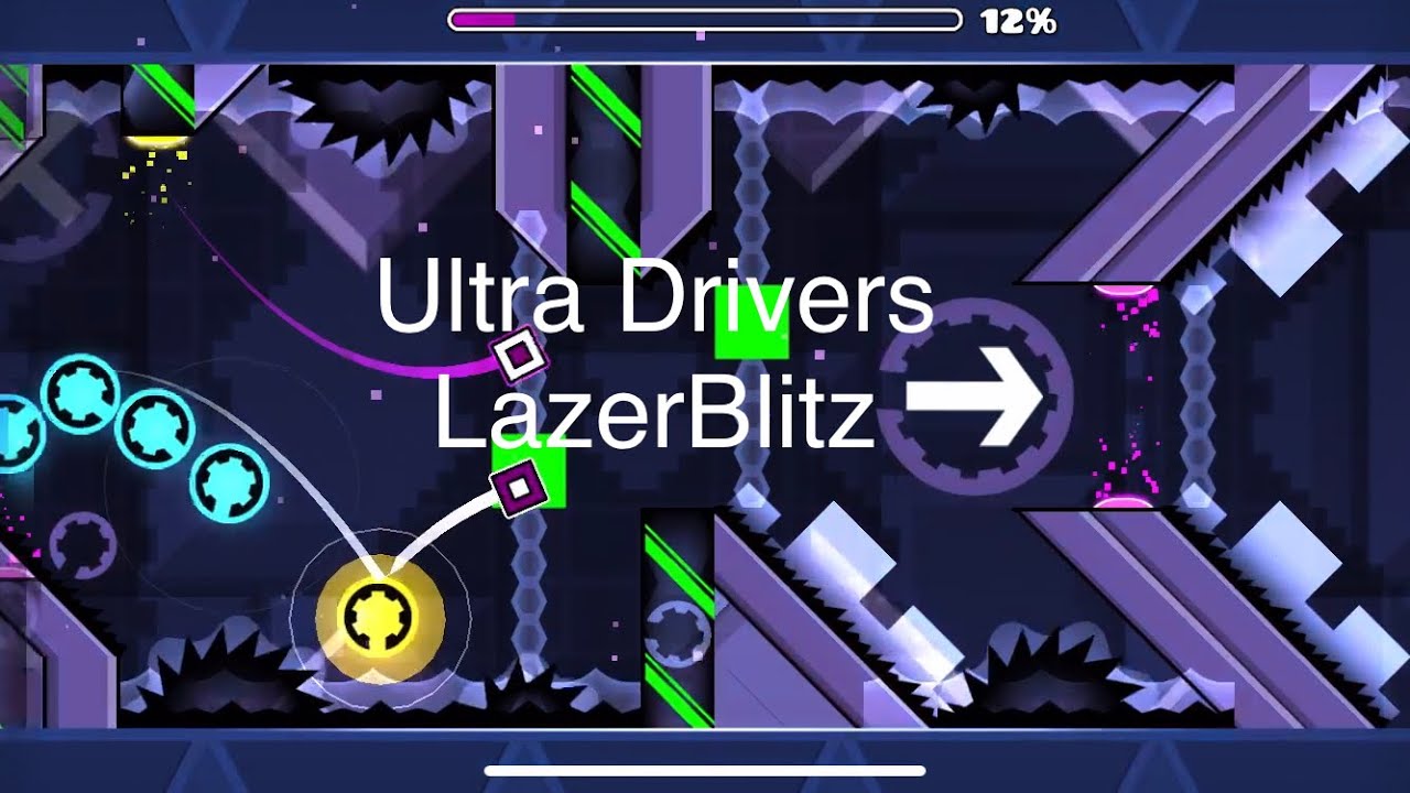 Geometry Dash | (Hard demon) Ultra Drivers by LazerBlitz - YouTube